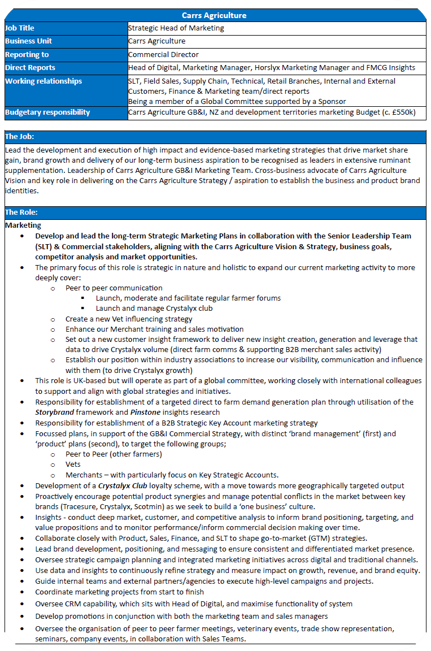 Strategic Head of Marketing | Pure Executive